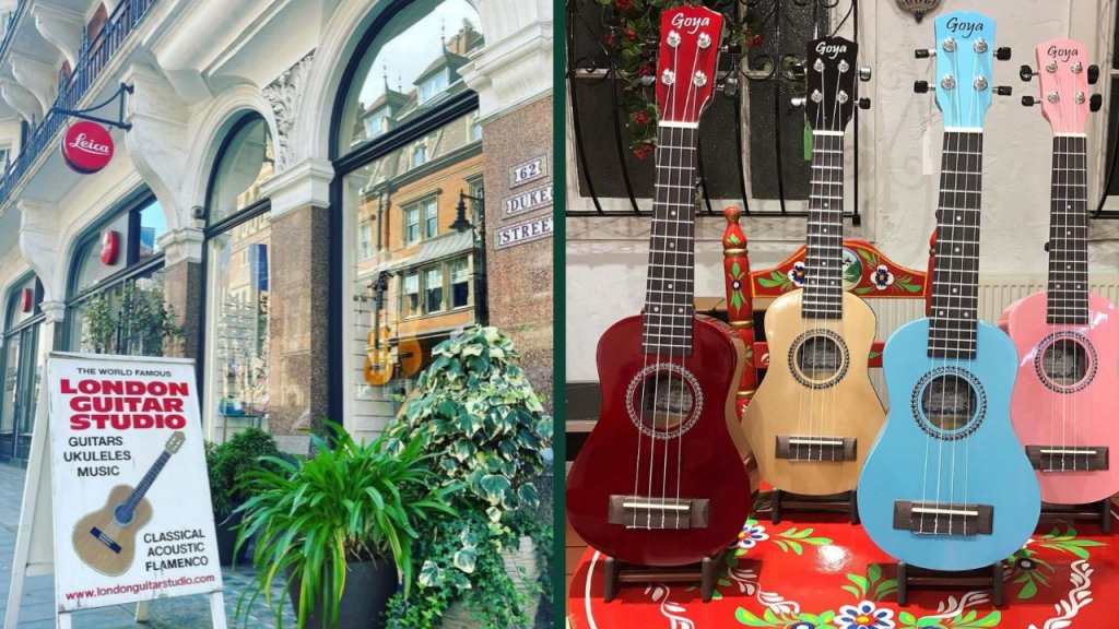 6 Guitar Shops in London: Bass, Acoustic, Classic Guitars